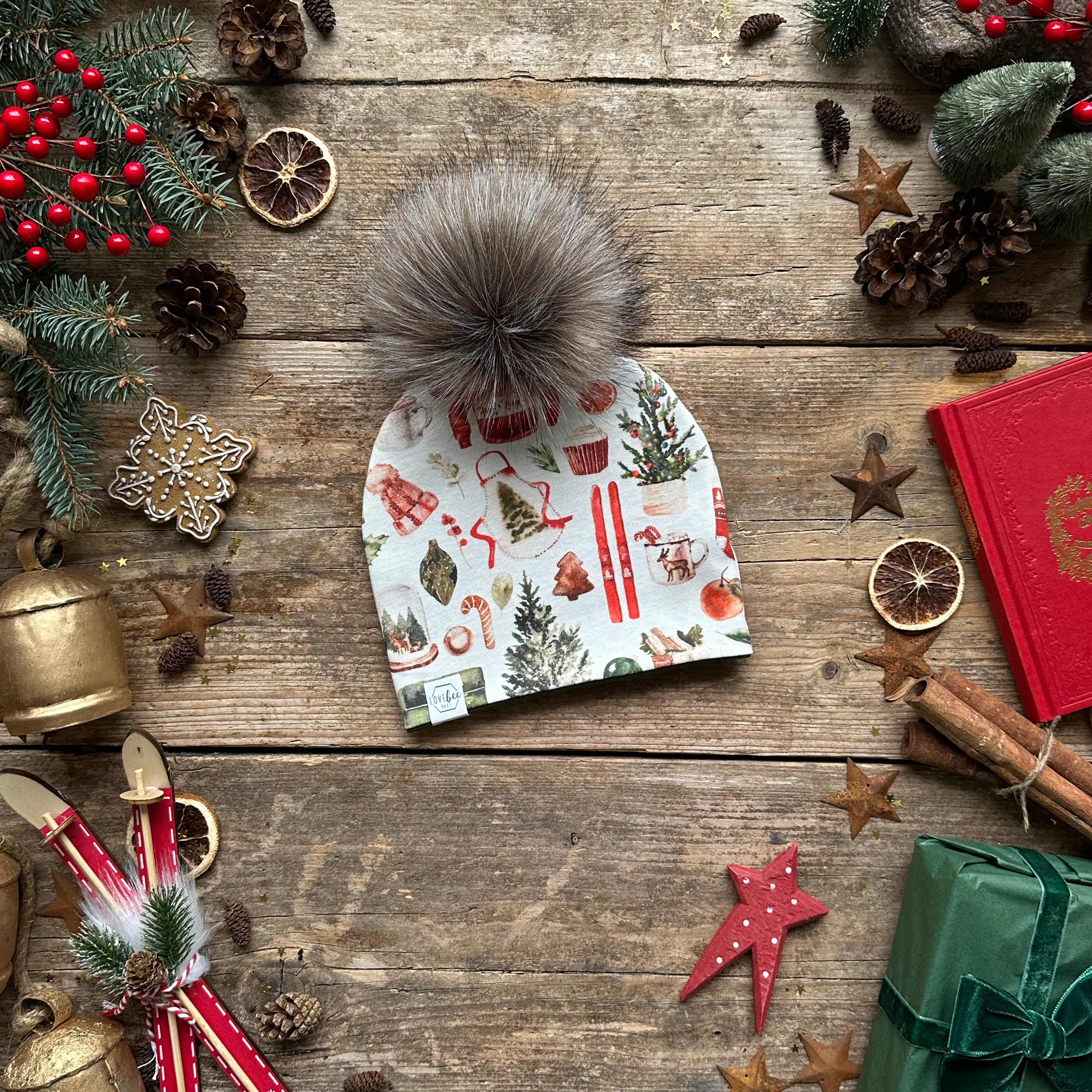 Cosy Christmas Bobble Hat | SALE – LoveBeeBaby
