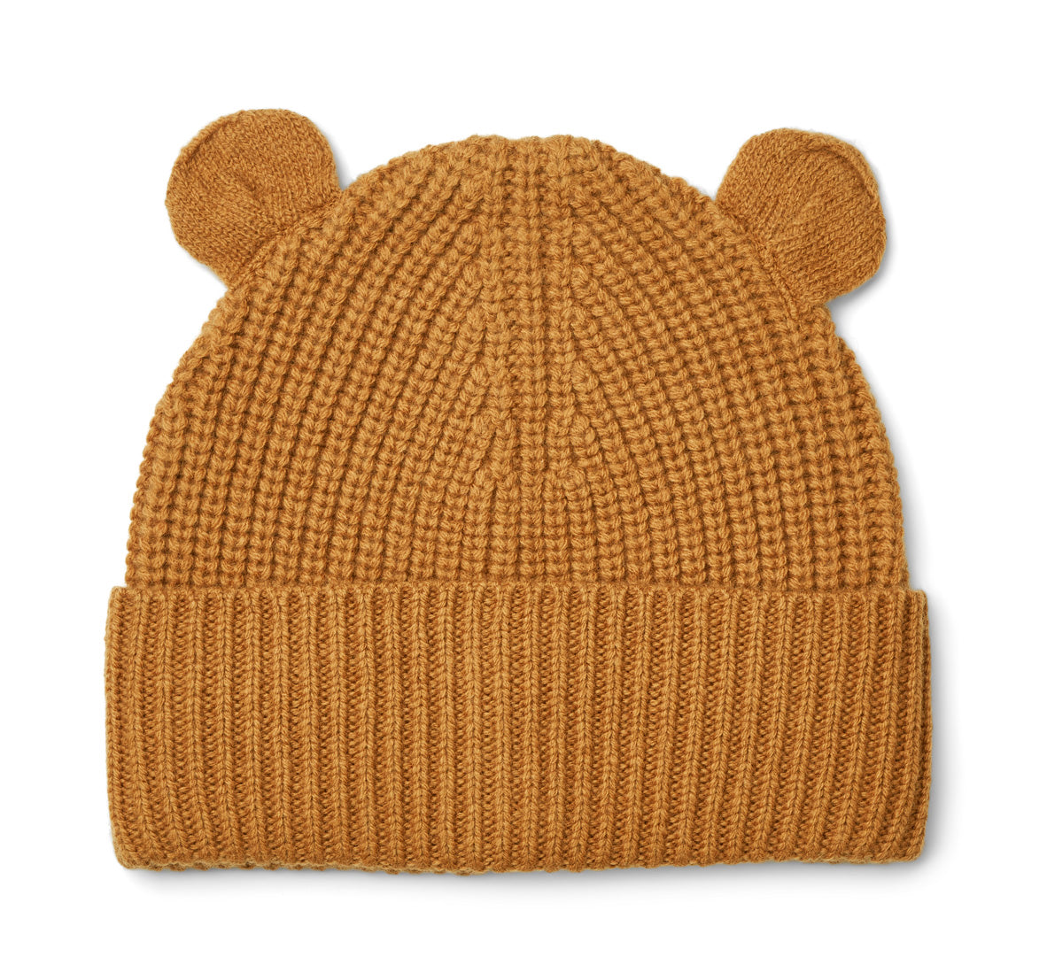 Miller Beanie With Ears | Golden Caramel – LoveBeeBaby